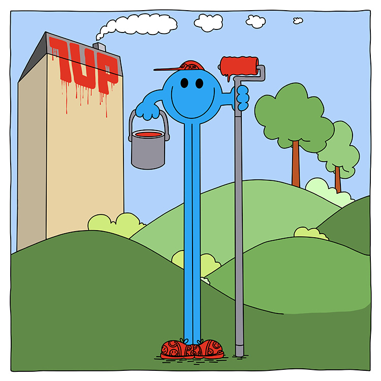 1UP Mr. Men Print – The Royal Breed